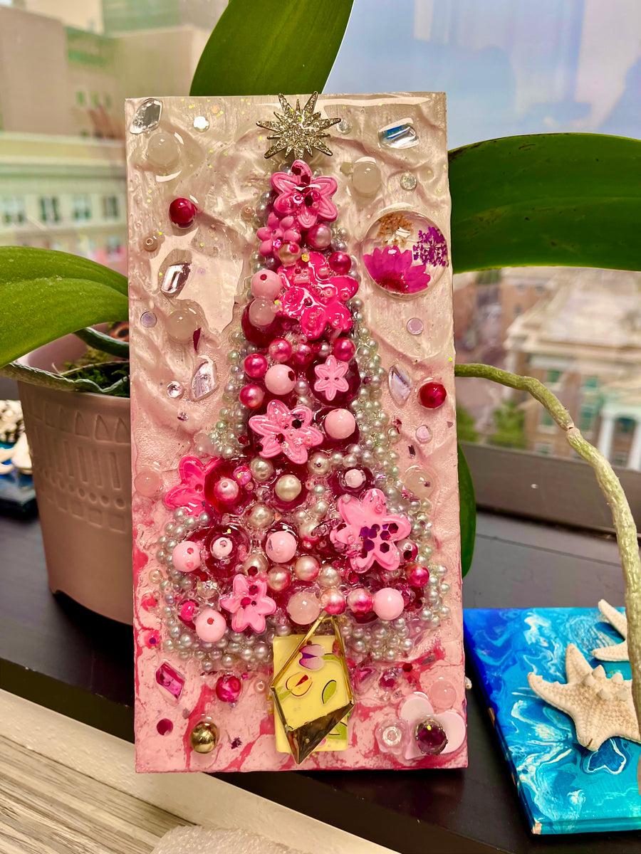 Pink Paradise Tree Art- ONLY AVAILABLE AT ORANGE BLOSSOM COFFEE – Scott ...